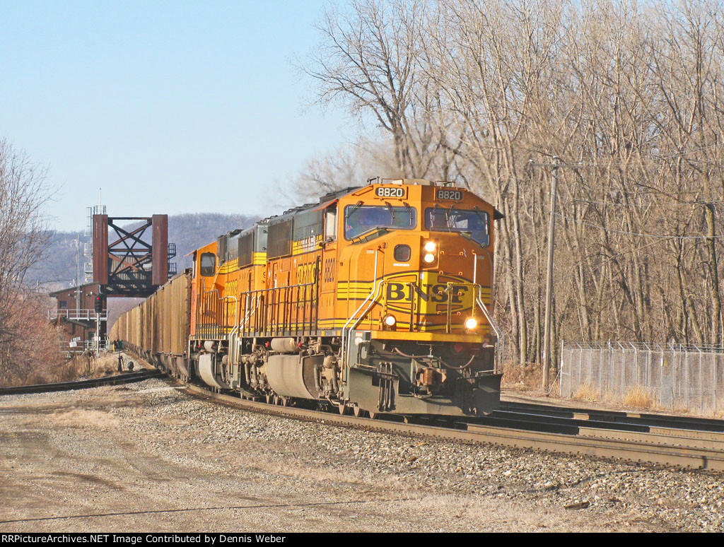 BNSF 8820, CP's Tomah Sub.